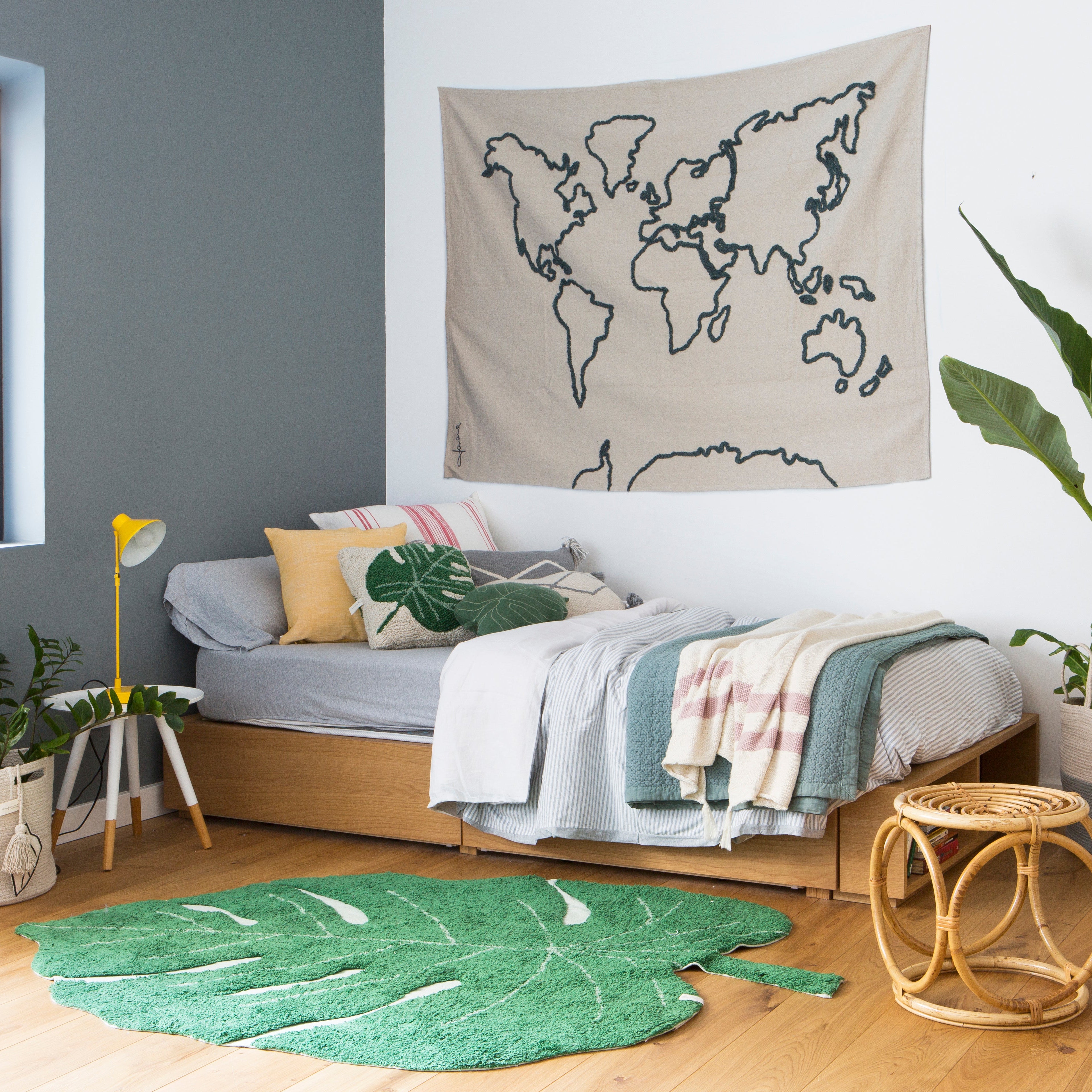 LORENA CANALS Canvas Map Wall Hanging – Smol