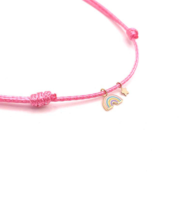 Necklace Rainbow Pink – Smol